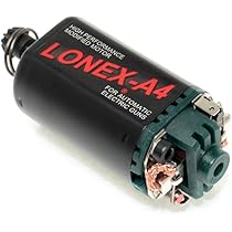 LONEX スタンダード A4 モーター ショート ノーマルガンのセミオートキレ改善 高強度ピニオン 次世代も可能 AK G36 AUG M14 等｜ホビー、カルチャー