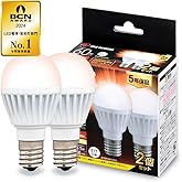 Amazon | 【E26】アイリスオーヤマ LED電球 60W形相当 電球色 口金直径26mm 広配光 2個パック 密閉器具対応 LDA7L-G-6T62P | アイリスオーヤマ(IRIS ...