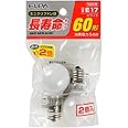 Amazon | エルパ(ELPA) 長寿命ミニクリプトン球 電球 照明 間接照明 E17 54W ホワイト 2個入 GKP-542LH(W) | エルパ(ELPA) | クリプトン電球 通販