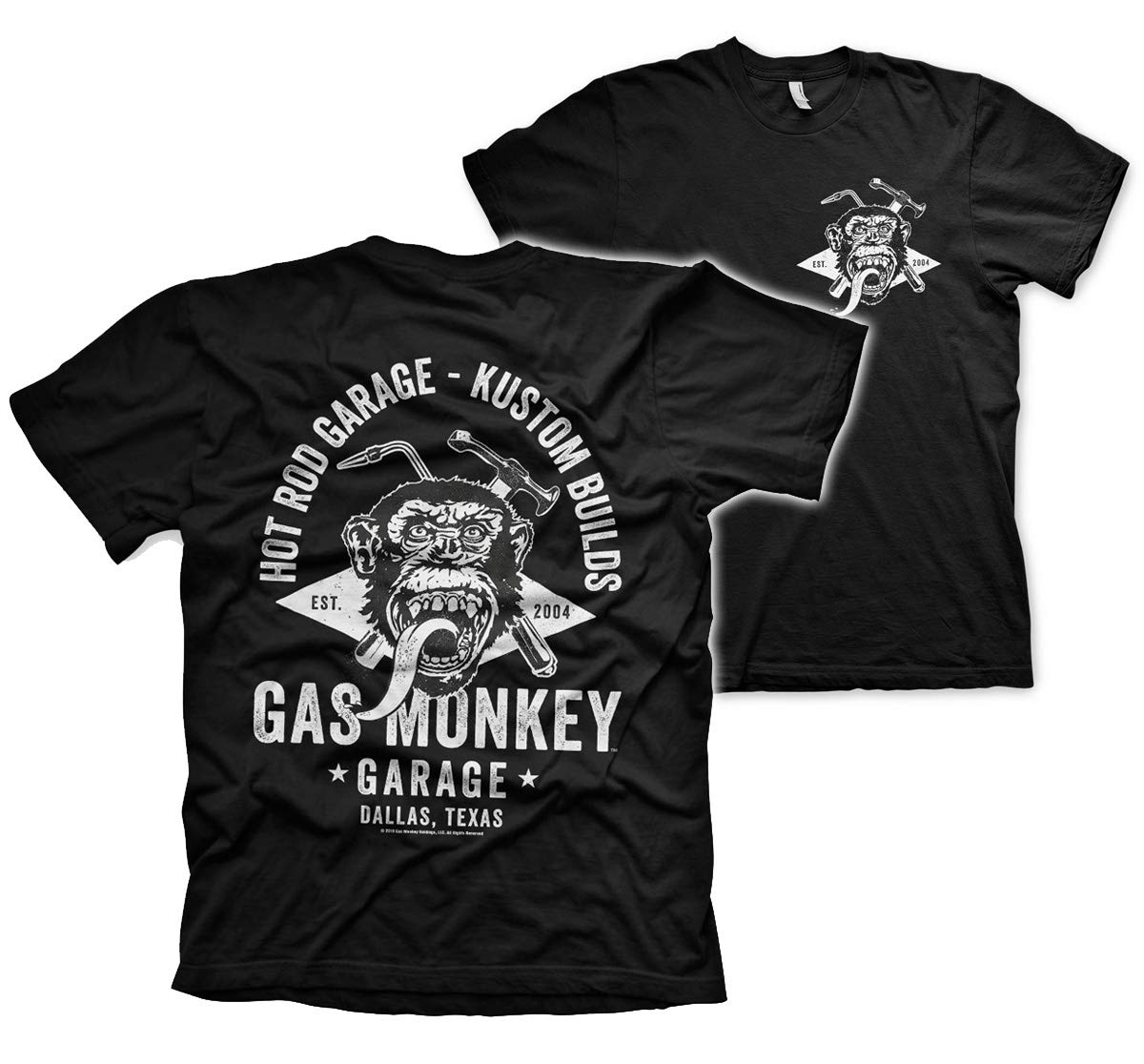 Officially Licensed Gas Monkey Garage Logo Women | ファッションレビューと製品