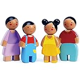 Hape Asian Wooden Doll House Family Set : Amazon.com.au: Toys & Games
