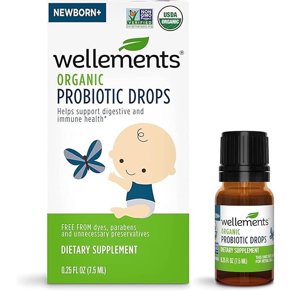 Wellements Organic Baby Probiotic Gripe Water Probiotics For Babies ...