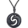 81stgeneration Carved Horn Double Koru Pendant with Engravings - Taonga ...