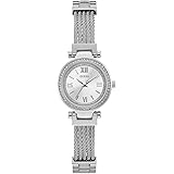 Amazon.co.jp: GUESS Women's Quartz Stainless Steel Dress Watch%ｶﾝﾏ ...