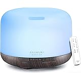 ASAKUKI 700ml Premium, Essential Oil Diffuser, 5 in 1 Ultrasonic ...