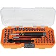 Amazon | Klein Tools マイクロラチェットビット 精密ドライバーセット 64本セット モジュラーケース マグネット 精密 ...
