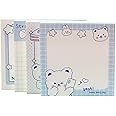 4 Pack Cute Sticky Notes Kawaii Sticky Notes Memo Pads 3.1x3.1 Inches ...