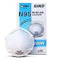 Amazon.co.jp: [GIKO] N95マスク 1箱20枚入り 米国NIOSH承認 1200Hタイプ 立体構造 N 95使い捨てマスク ...