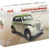 Amazon | アイシーエム ICM 1/35 ドイツ陸軍 オペル カデット K38 カブリオレ スタッフカー プラモデル 35483 ...