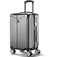 Amazon | [VARNIC] スーツケース キャリーケース キャリーバッグ 【YKK】 製ファスナー 拡張機能 ストッパー付きキャスター TSAダイヤル式ロック 振動軽減 軽量 大容量 ...