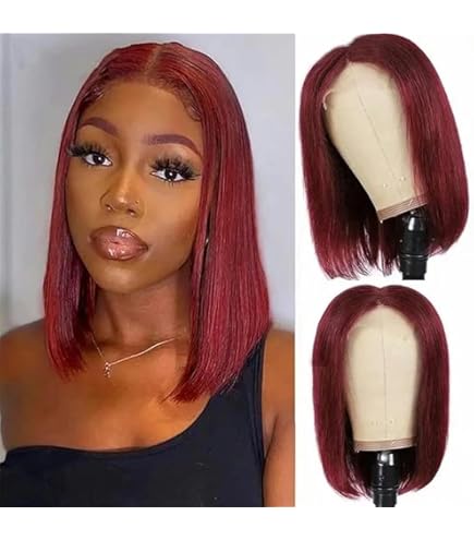 Amazon | VOCOSTE レースフロントウィッグ 耐熱ロングストレートヘア