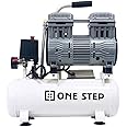 Amazon | 【 静音 】ONE STEP エアコンプレッサー コンプレッサー 100v (12L)(White) | エアコンプレッサー