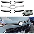 Amazon | CATYA トヨタ 新型シエンタ 10系 専用 フロントグリルガーニッシュ フロントバンパーグリルカバー フロントエンブレムガーニッシュ グロスブラック カバー 1P ...
