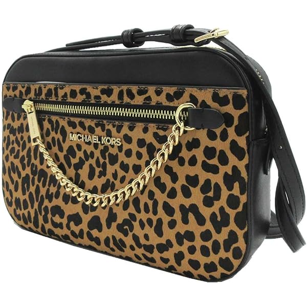 Amazon | [マイケルコース] バッグ ショルダーバッグ ヒョウ柄