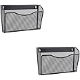 2PCS A4 Mesh Hanging Wall File Holder, Mesh Desk Organiser Mail ...