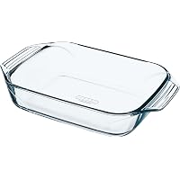 Amazon.co.jp : パイレックス PYREX 耐熱ガラス 容器 レクタングル ロースター グラタン皿 キッシュ オーブン 電子レンジ ...