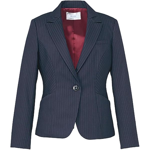 Amazon | [エンジョイ] ノワール 制服 受付 ロング ジャケット EAJ518