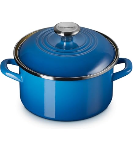 Le Creuset Enamel On Steel Stockpot, 6 qt., Caribbean : Amazon.sg