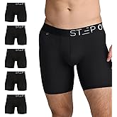 STEP ONE Mens Boxers Shorts, 1 Pair, Anti Chafing Underwear for Men ...