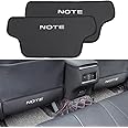 Amazon | LEXLEYS 日産 ノート E12系 専用設計 キックガード シート バック マット キックガード レザー 後部座席シートバックプロテクター 内装 汚れ防止 刺繍ロゴ ...