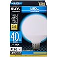 Amazon.co.jp : エルパ (ELPA) LED電球 ボール球形 G95 (口金E26 / 40W形 / 白色) 5年保証 / 電球 (LDG4D-G-G2101) : ホーム＆キッチン