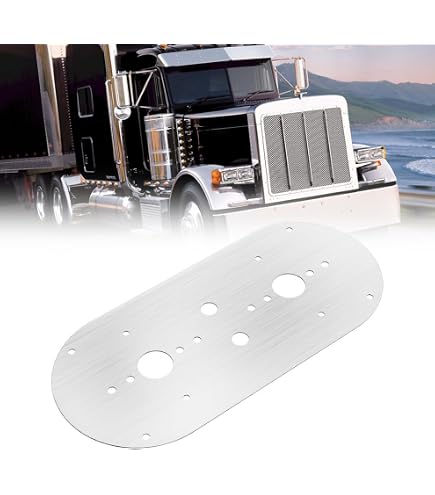 Peterbilt Mirror Peterbilt 379/389 Cab Dome Light Plate - Red Framed ...