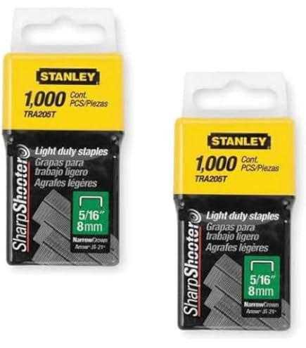 Stanley Staples Stanley CT100 Staples 1000-Piece Pack - Silver For ...
