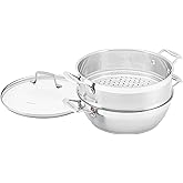 Scanpan Impact Multi Steamer Insert with Lid 16/18/20 cm Silver ...