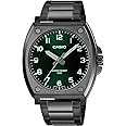 Amazon | [カシオ] CASIO スタンダード アナログ クオーツ メンズ 腕時計 MTP-E730B-3AV ディープグリーン メタルバンド 海外モデル [並行輸入品] | 腕時計 ...