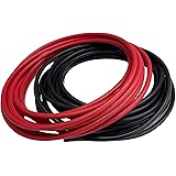 Amazon.co.jp: KIVケーブル 38sq ＜赤黒セット＞ 600Vケーブル（切り売り1m～) (1m) 電気機器用ビニル絶縁電線 絶縁キャップ付き : 産業・研究開発用品