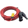 Amazon.co.jp: WBGADAM 3M mc4 xt60 ケーブル メス 12AWG 延長ケーブル、ポータブル発電所、ソーラー発電機用 、 MC4からXT60ポート から 対応 変換 ...