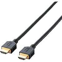Amazon | エレコム HDMI ケーブル 3m プレミアム 4K 2K (60P) UltraHD 3DフルHD ナイロンメッシュケーブル仕様 金属シェルコネクタ ブラック DH ...