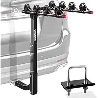 Tow Tuff 62-Inch Steel Cargo Carrier with Bike Rack, 500 lb Capacity ...