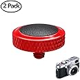 Amazon | 2個セット ソフトレリーズ シャッターボタン 赤色+黒色 各社 カメラ 対応 Fujifilm X half X-E5 GFX100RF X-M5 X-T50 X100VI ...