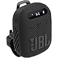 Amazon.co.jp: JBL WIND3 Bluetoothスピーカー 防水防塵/ハンズフリー通話/自転車取付/ワイドFMラジオ対応/USB Type-C充電/IP67 ブラック ...