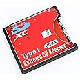 Amazon.co.jp: SDカード CFカード TypeI 変換 アダプター CFアダプター MMC/SDXC/SDHC/SDカード から CFカード TypeI WIFI 変換 ...