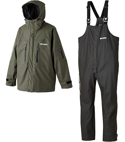 Amazon.co.jp: RBB RBB オフショアレインスーツ M オリーブ 7707