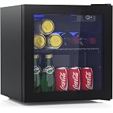 ADVWIN 73L Bar Fridge, Mini Bar Fridge Portable Fridge with Freezer ...