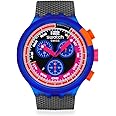Amazon.co.jp: [スウォッチ] 腕時計 SWATCH NEON PARTY TO THE MAX SB06N102 ブラック ...