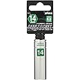 Amazon | 髙儀(Takagi) GISUKE ディープソケット 光沢仕上げ 9.5mm角 14mm SD3-14 | ソケットレンチ
