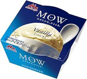 Amazon | 森永乳業 MOWバニラ 140ml×18個 | 森永乳業 | アイスクリーム 通販
