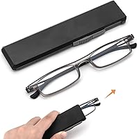 Amazon.co.jp: ポッドリーダースマート グレー PodReader Smart 折りたたみ式 +1.0～+3.0 携帯 軽量 リーディンググラス スマホ老眼鏡 度数+1.00 GY ...