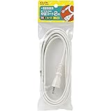 Amazon.co.jp: エルパ (ELPA) 片P付 配線 電気 125V 12A 2m 1.25m㎡(0.18mm×50芯) PC-20H : DIY・工具・ガーデン