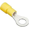 Amazon | TRUSCO(トラスコ) 環境配慮型絶縁被覆付圧着端子丸形φ6.4長さ30.5 (15個入)黄 T-TMEX5.5-6 | 端子 | DIY・工具・ガーデン 通販