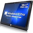 Fusion5 10.1" Windows 11 Professional Tablet PC - Ultra Slim Full HD Windows Tablet Computer ...