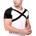 Double Shoulder Brace Shoulder Support Strap for Men Women Rotator Cuff ...