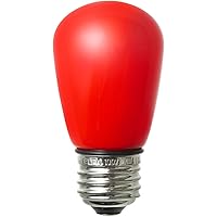 Amazon | エルパ (ELPA) LED電球サイン形 LED電球 照明 E26 赤 防水設計:IP65 LDS1R-G-GWP904 | エルパ(Elpa) | ホーム＆キッチン