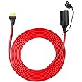Amazon.co.jp: CERRXIAN シガーライターソケット-XT60メスケーブル 12V/24V 14AWG シガーライターメスから XT60 自動太陽電池パネル電源ケーブル 車 ...
