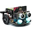 Amazon.co.jp: KEYESTUDIO Micro:bit V2ロボットスターターキット (マイクロビットなし) MakecodeとPython用 : おもちゃ