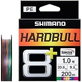 Amazon.co.jp: シマノ(SHIMANO) PEライン ハードブル8+ 200m LD-M68X 0.6号(13.8lb) 5カラー : スポーツ＆アウトドア